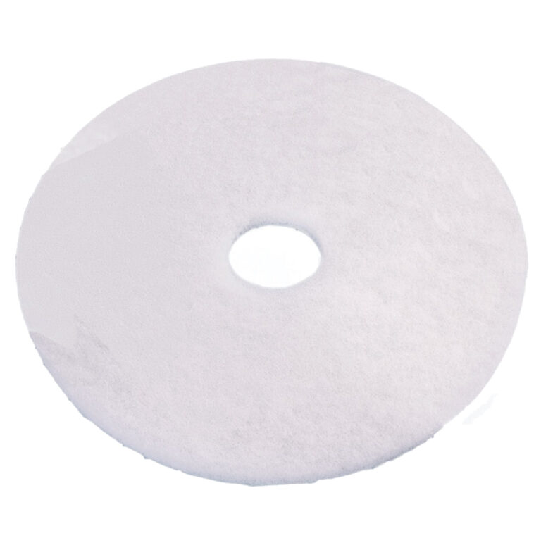 White Super Polish Floor Pad - Diamond Globe